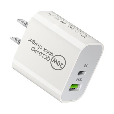 中国 20wUSBC充電器 ポータブル 急速充電器 C型 携帯電話充電器 Pd 急速充電3.0 ハンドセット パワーアダプター ラップトップ 販売のため