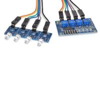China Chinese Factory Low Cost 4 Channel Light Sensor Photodiode Sensor Module LM339 Light Control Sensor for sale