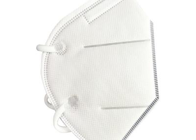 China Breathable KN95 Dust Mask Pure White Hollow Elastic Ribbon Dust Protection for sale