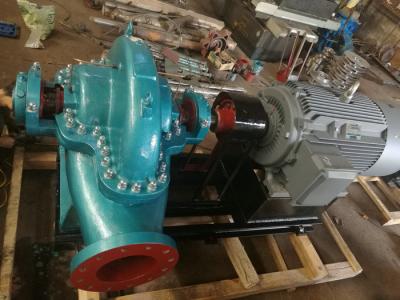 China Big Flow Double Suction Centrifugal Pump With Exproof / Non - Exproof Motor for sale
