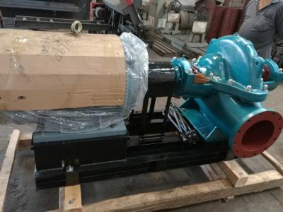 China High Speed Double Suction Split Case Pump , Horizontal Water Pump Delivering Liquids for sale