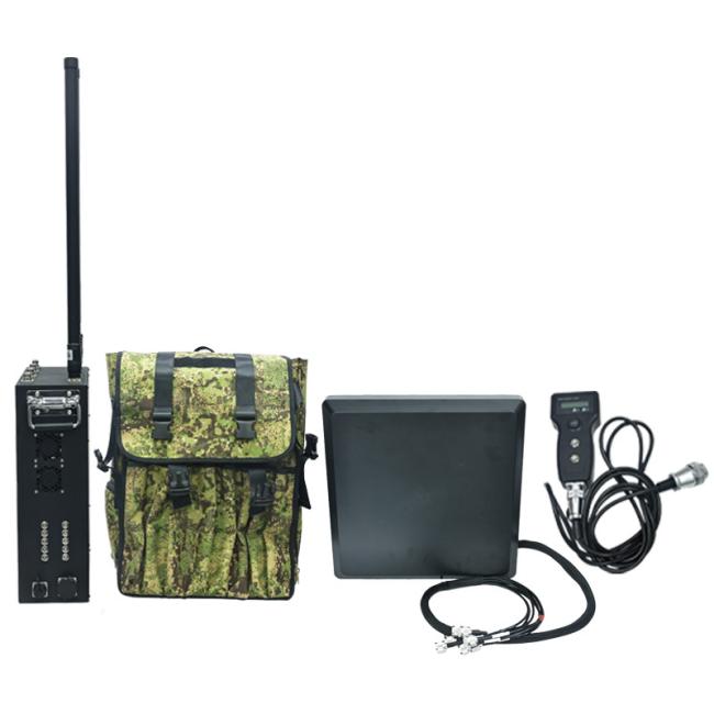 Backpack Anti-drone System Side View