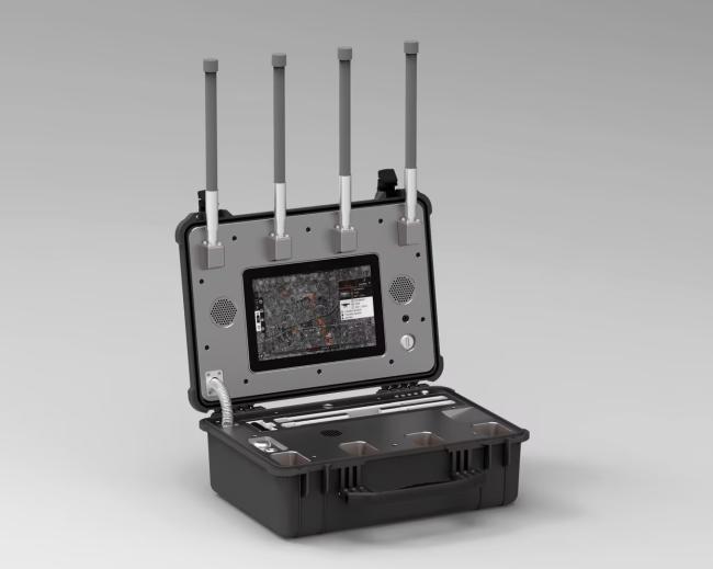 Anti-drone system front view