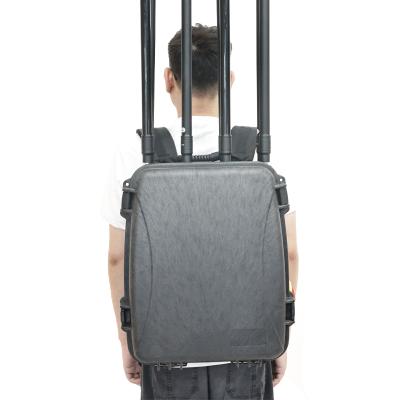 China Custom Backpack Drone Jammer High Power Anti Drone System with Multi-Frequency (2.4G GPS 5.8g 433 800 900MHz) and Long Range (500-1500 meters) for sale