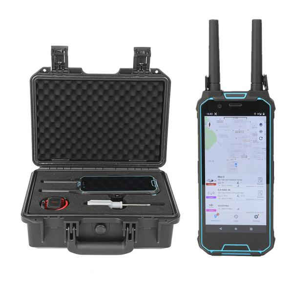 Quality Handheld Drone Detector With 100MHz-6GHz 1-3KM Detection Radius 8000mAh Battery for sale