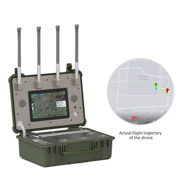 Quality Portable Anti Drone Jammer System With 10KM Range 100MHz–6.2GHz Detection for sale