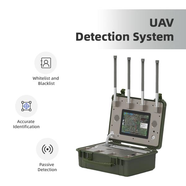 Quality Portable Anti Drone Jammer System With 10KM Range 100MHz–6.2GHz Detection for sale