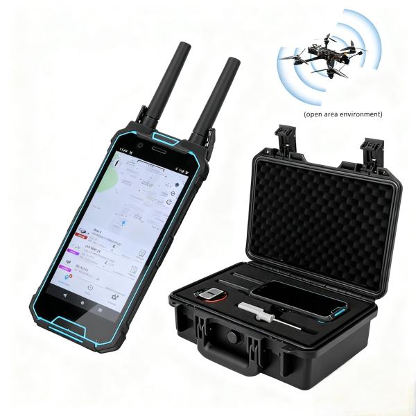 Quality 100MHz-6GHz 3km Portable Passive Drone Signal Detection System Night Vision for sale