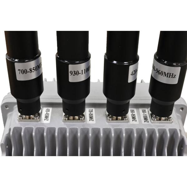 Quality Portable Vehicle Mounted Jammer 50W Jamming Frequencies 100MHz-5.8G 3-8 Bands for sale