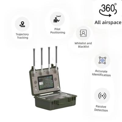 China IP54 Portable Drone Detection System With Omni Antenna Systematic Smart Cooling 1-10KM for sale