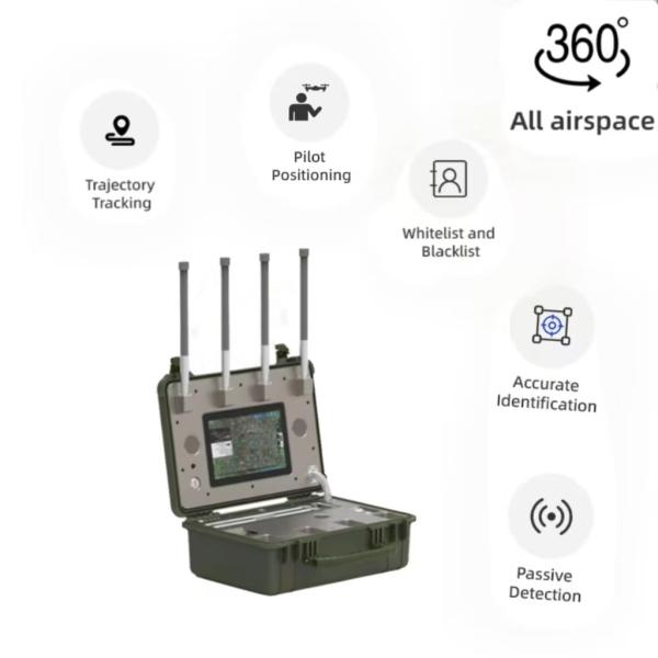 Quality IP54 Portable Drone Detection System With Omni Antenna Systematic Smart Cooling for sale