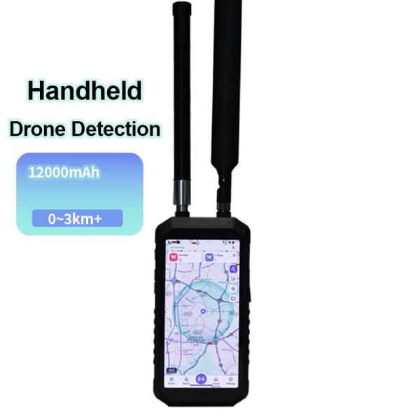 Quality Handheld Drone Detector With 100MHz-6GHz Passive Detection 3km Range IP54 Rating for sale