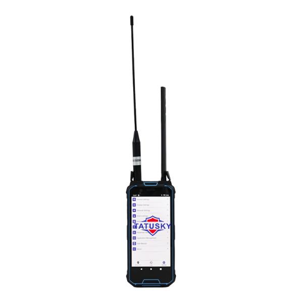 Quality H2L pro Handheld Drone Detector With 100MHz-6GHz 1-3KM Detection Radius 8000mAh Battery for sale