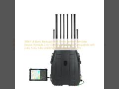 3KM Full-Band Backpack  Anti Drone Jammer Anti-UAV Device: Portable 2-in-1 Detection & Jammer Compatible with 2.4G, 5.2G, 5.8G (2400/5200/5800MHz) UAV FPV