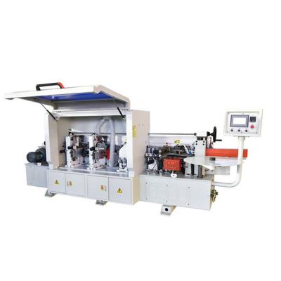 China 23m/min Panel Feed Speed High Speed Automatic Edge Banding Corner Rounding Machine Trimmer for sale
