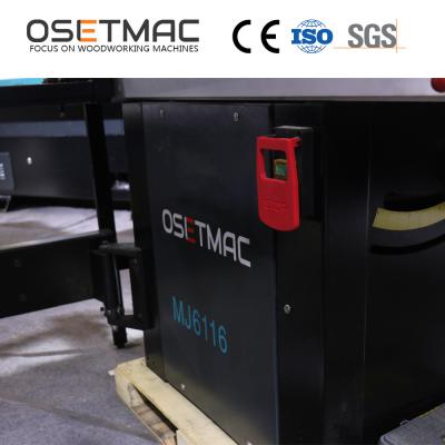 China Rear Extension Table 310*500mm Osetmac Small Sliding Table Saw for Woodworking Needs for sale