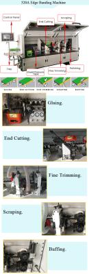 China 860 kg Weight Edge Banding Machine for Wood Based Panels in Building Material Shops for sale