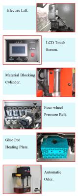 Cina 0.6Mpa Piccola macchina automatica per la bandazione dei bordi per pannelli a base di legno in impianti di produzione in vendita