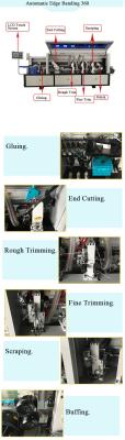 중국 SYS-360 자동 엣지 밴더 6 기능 접착기 380v 50HZ 3 ph 엣지 밴딩 기계 판매용