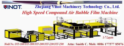 China Professional production efficiency and energy - saving double - layer high - speed bubble film machine 80kw for sale