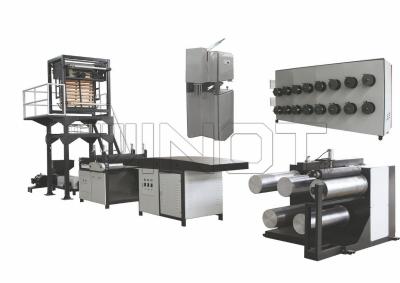 China Vertical Type Plastic Rope Making Machine For Producing PP / HDPE Net Yarn for sale
