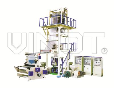 중국 2017 최상 높은 능률적인 3 - LDPE 물자 모형 3SJ-G1000를 가진 인도를 위해 주문을 받아서 만들어지는 층 영화 부는 기계 판매용