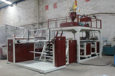 China Vinot Brand High Efficient Two Layers Air Bubble Film Machine 75mm Screw Diameter with LDPE material Model No, DY-1600 for sale