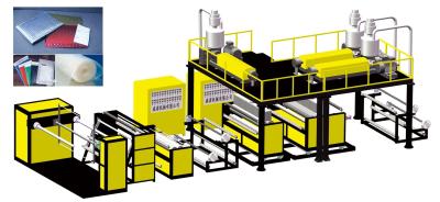 China Low Noise Air Bubble Sheet Machine , Air Bubble Film Making Machine For HDPE / LDPE for sale