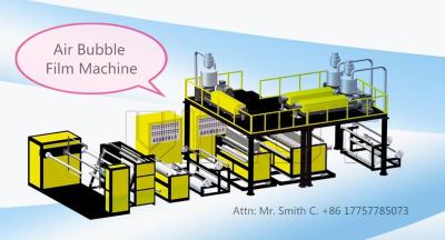 Cina Vinot Brand Yelow Multi-layer PE High Speed Compound Air Bubble Film Machine for 2500mm width Model No. DYF-2500 in vendita