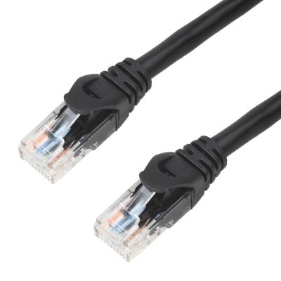 China Black LSZH UTP Cat6a Lan Cable With CMG Modular Plug Connector for sale