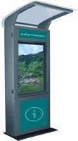 China W3 roestvrij staal waterdichte openluchttouchscreen informatiekiosk met infrarode waterpro Te koop