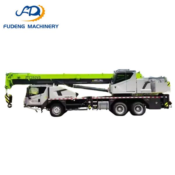 Quality Versatile Used 25Ton Truck Crane with Hydraulic Gear Crane for Bridge Repair for sale