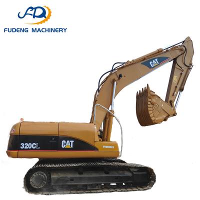 China High Quality Original Used Lengthened Widened Crawler CAT 320CL 20Ton Excavator for Mining Construction for sale