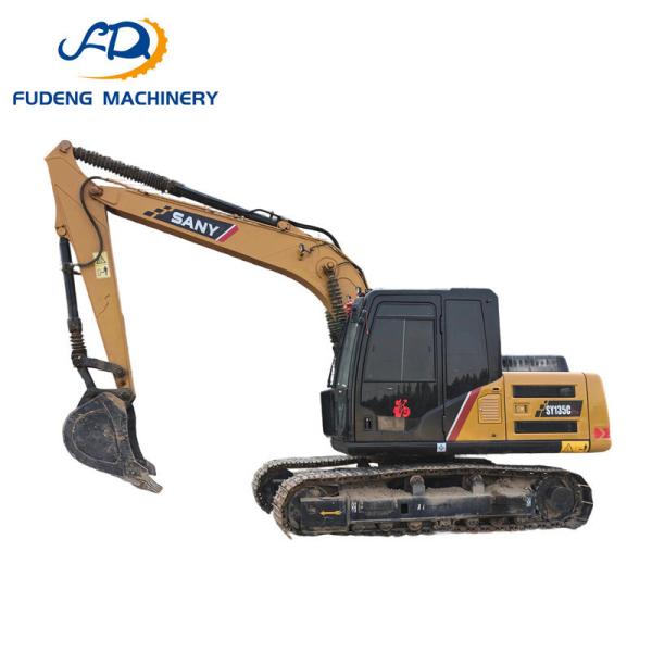 Quality Well Maintained Strong Performance Used 13Ton Capacity SANY 135 Crawler Excavator Ready for Construction for sale