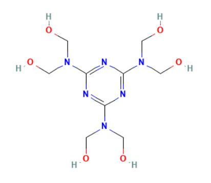 Crystalline C9H18N6O6 Hexamethylol Melamine Formaldehyde Resin Powder