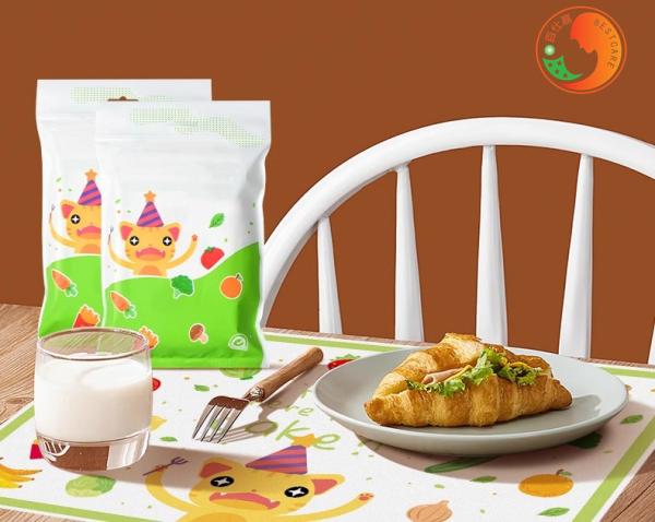 Quality Convenient Decorative Disposable Placemats BPS BPA Free Disposable Eating Mats for sale