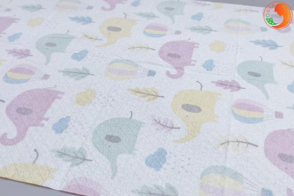 Quality Dinner Disposable Paper Placemats Mess Free Anti Skidding Easy Clean Up for sale