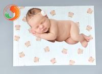 China Lightweight Disposable Changing Mats 90x60cm with Custom Pattern Printing for Baby and Elderly Care for sale