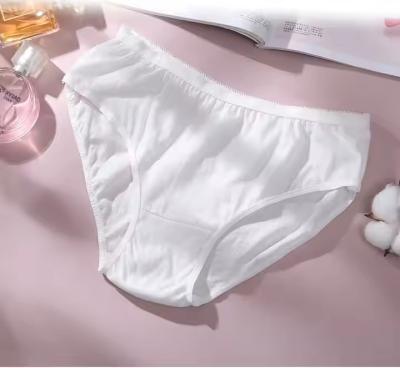 China Calcinhas de algodão descartáveis para hospital personalizadas para mulheres, respiráveis à venda