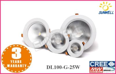China 25w energy saving square High Lumen Led Downlight / 6 inch led recessed retrofit for sale