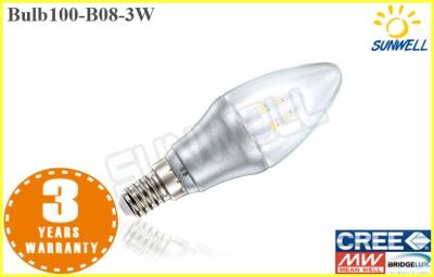 China 100lm/w 3w 400lm High CRI Super Bright Led Candle Lamp 220v E14 Candle Lamps for sale