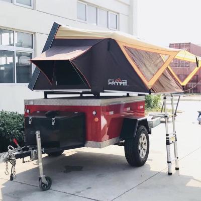 China Aluminium Bottom Sunroof Fiberglass Hard Top Roof Tent with Glass Roof Net Weight 40KG for sale
