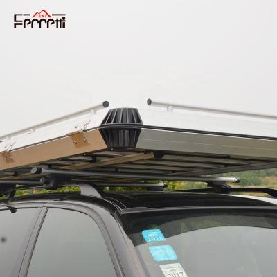 Cina Top Rack Pure Aluminum Air Spring Frame Folding Roof Tent per auto 4x4 Grigio Una camera da letto in vendita