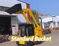 China Yanmar Engine Fully Hydraulic Skid Steer Loader with Ce Certification and Attachments for sale