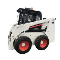 China Hydrostatic Four-wheel Drive Mini Wheel Backhoe Skid Steer Loader with Yanmar Engine for sale