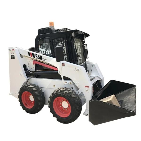 Quality Hydrostatic Mini Skid Steer Loader for Construction CE EPA Certified and Four-wheel Drive for sale