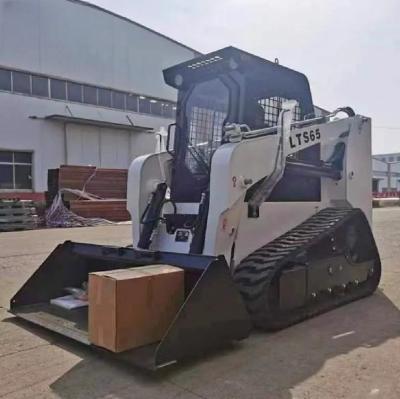 China Disc Trencher en Rock Saw Tracked Skid Steer Loader met krachtige HANSA Hydraulische Pomp Te koop