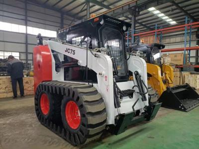 China Disc Trencher en Rock Saw Tracked Skid Steer Loader met krachtige HANSA Hydraulische Pomp Te koop
