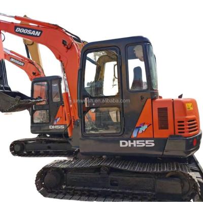 Cina Corea Mini Escavatore Usato Doosan DH55 5ton Hydraulic Crawler Escavator in vendita in vendita