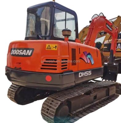 Cina 5 tonnellate di peso operativo 2018 Doosan DH55 mini escavatore usato per la vostra costruzione in vendita